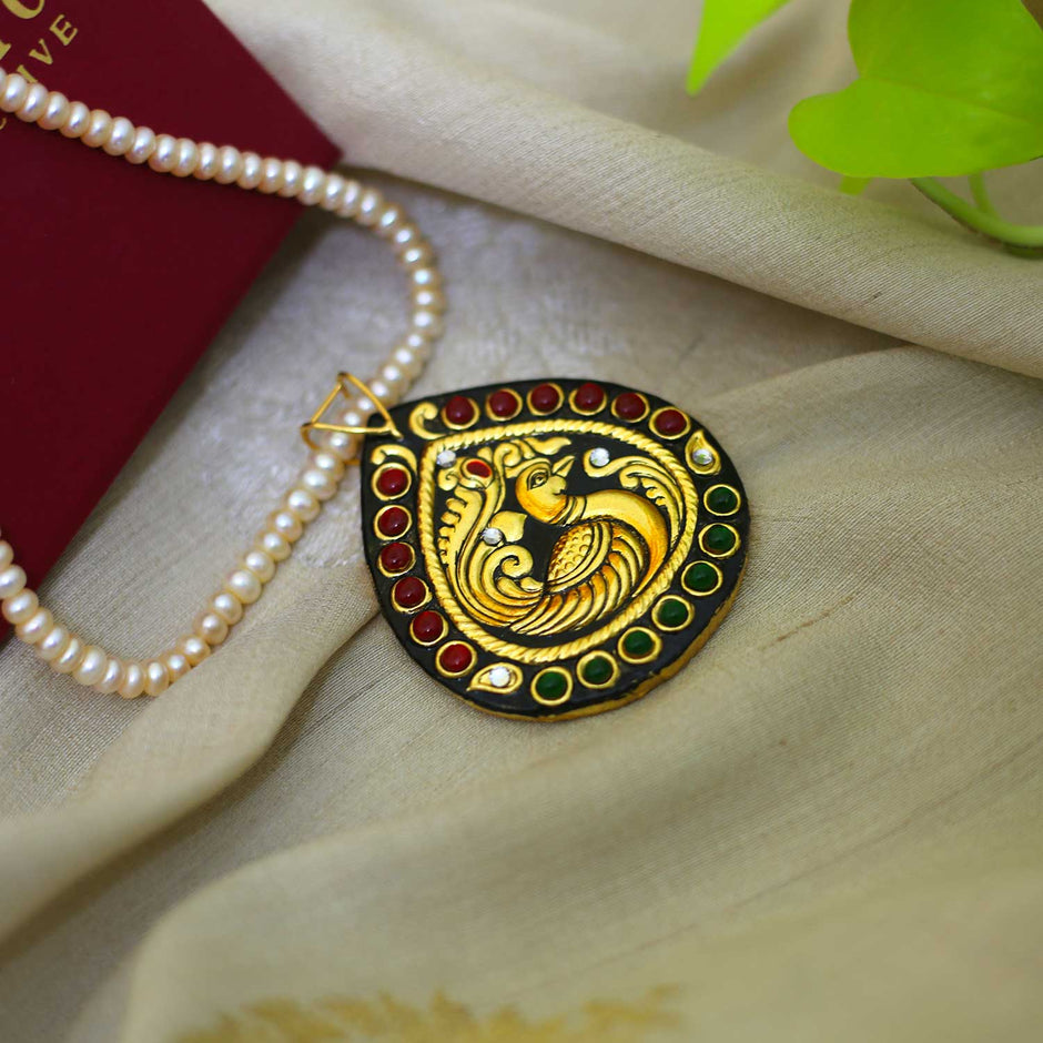 Tanjore Painting Jewellery & Pendants - Tanjore Collective